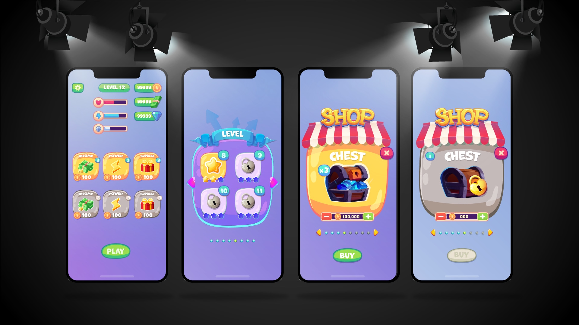 Game Ui Set 4 In 2d Assets Ue Marketplace